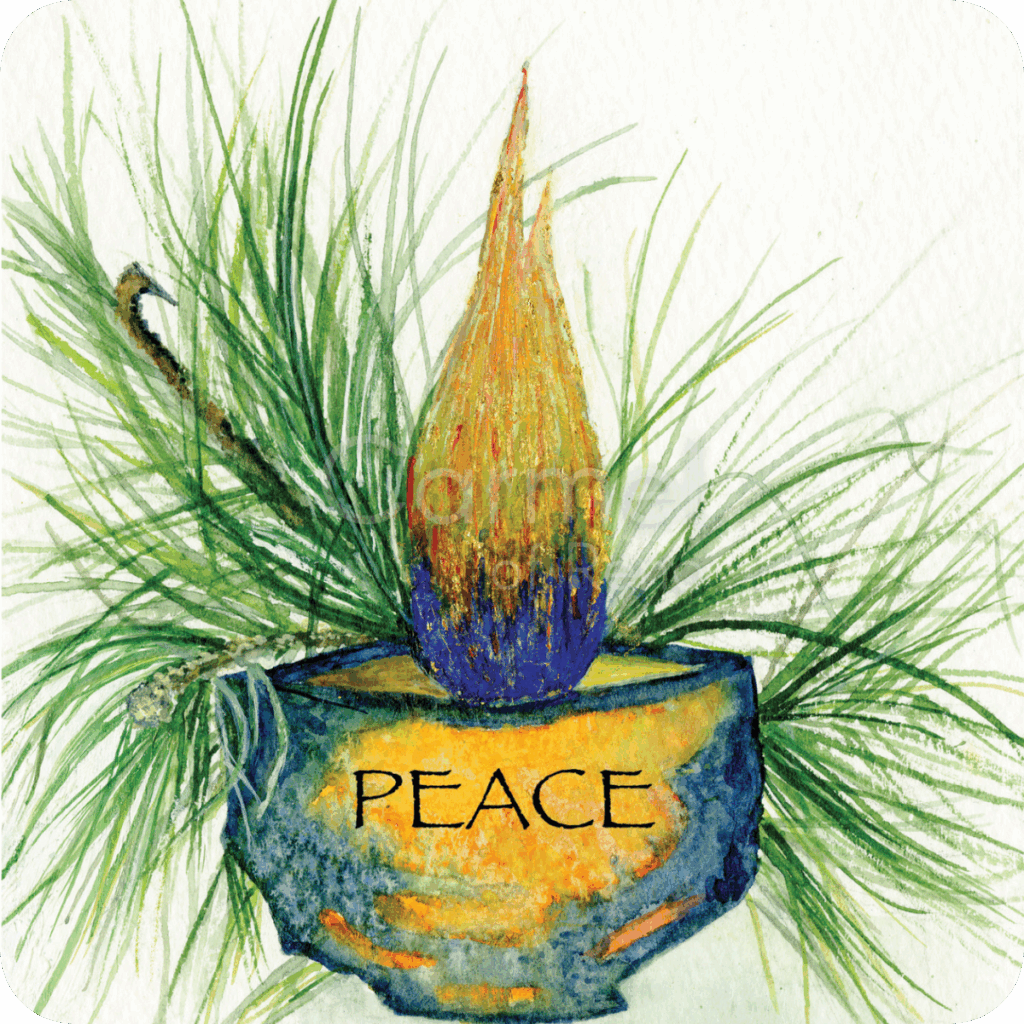 Flame of Peace - Card - Carmel of Reno